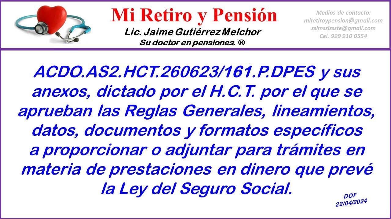 IMSS Reglas Generales lineamientos datos documentos y formatos trámites ...