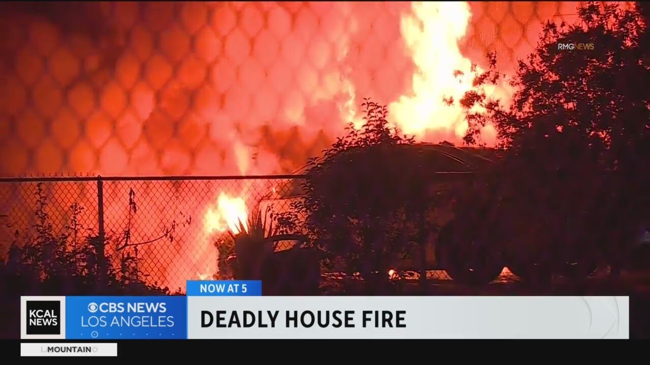 House fire in Arcadia kills 3 people - YouTube