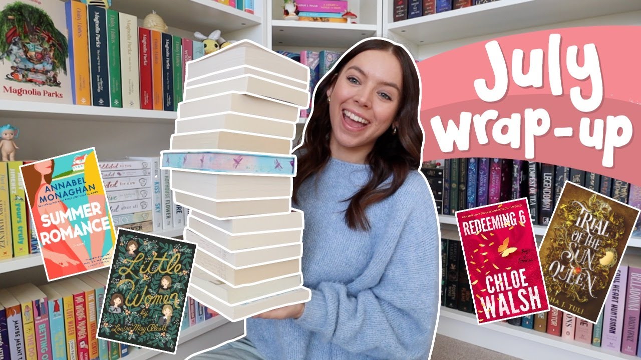let's talk about the 16 books I read in July! - YouTube