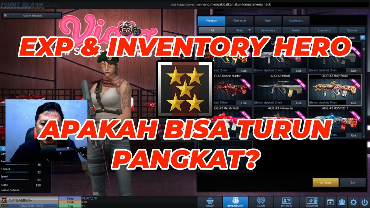 HERO POINT BLANK ZEPETTO , EXP DAN INVENTOR - YouTube