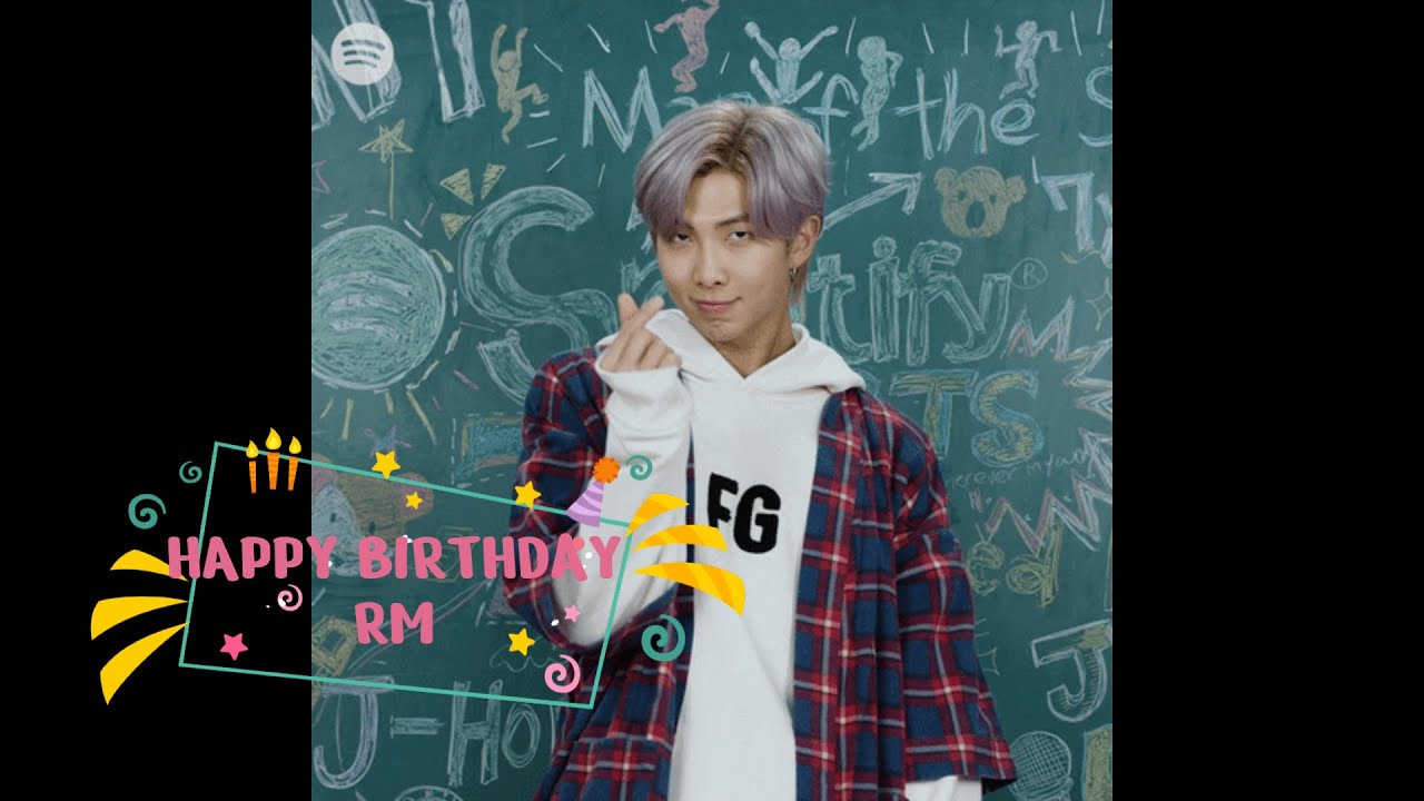RM BIRTHDAY READING - YouTube