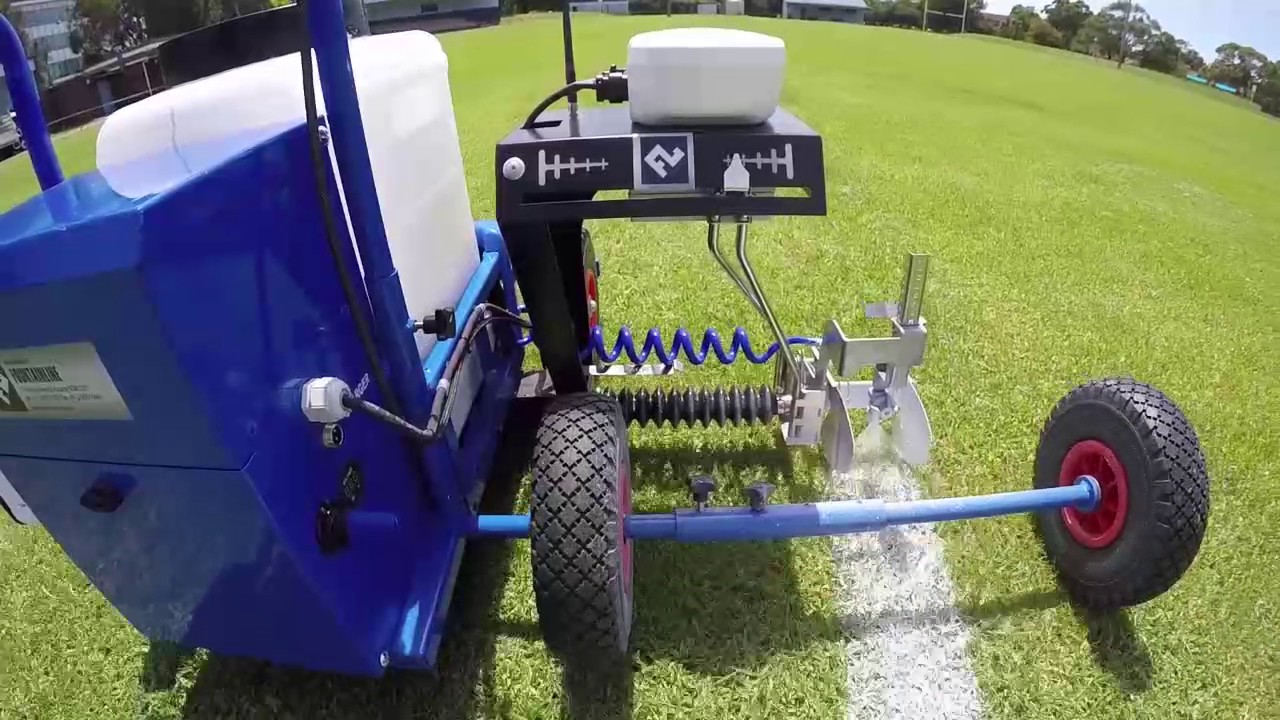 Mark My Turf - Sporting Field Line Marking - YouTube