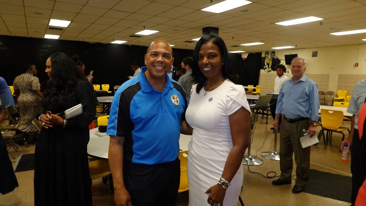 Dr. Myriam Yarbrough Visits Randallstown High School - YouTube