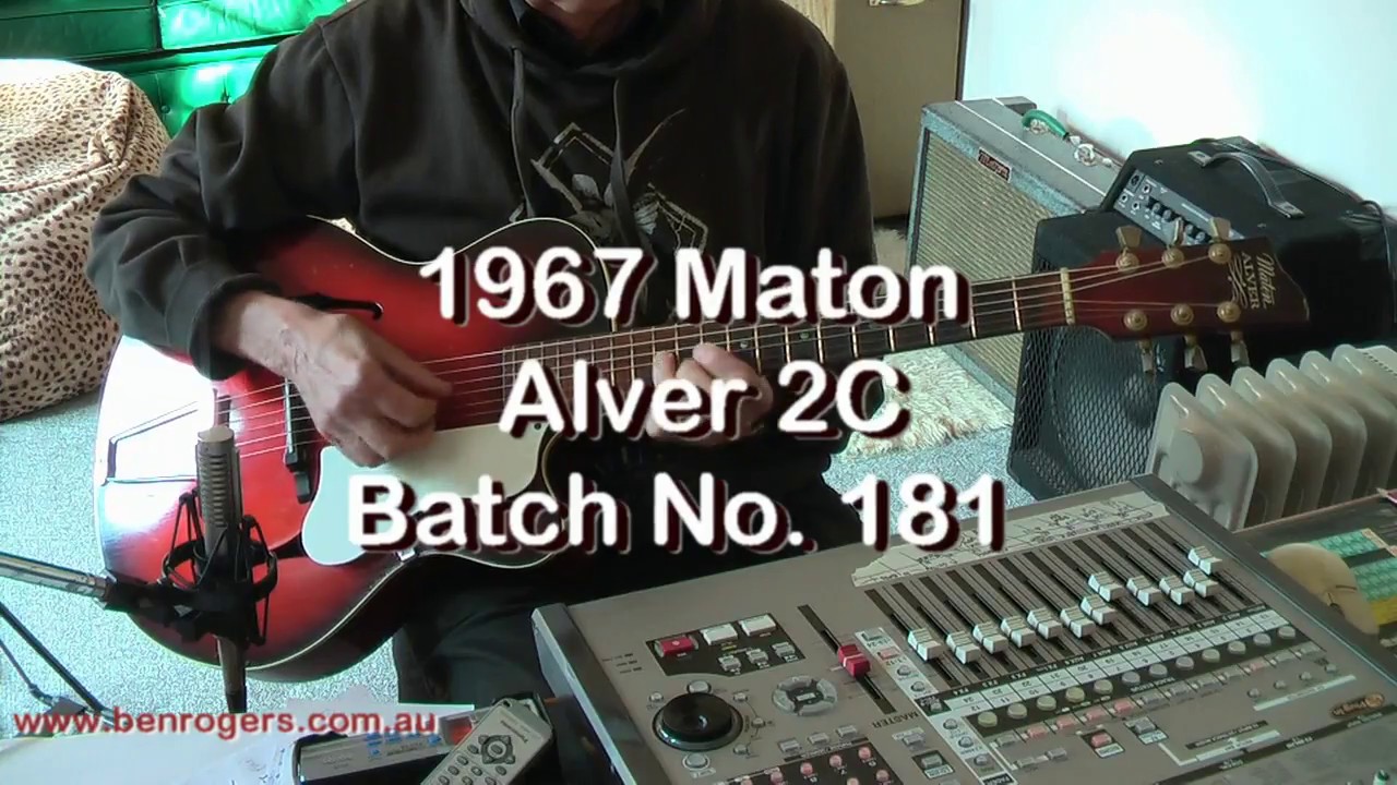 1967 Maton Alver - YouTube