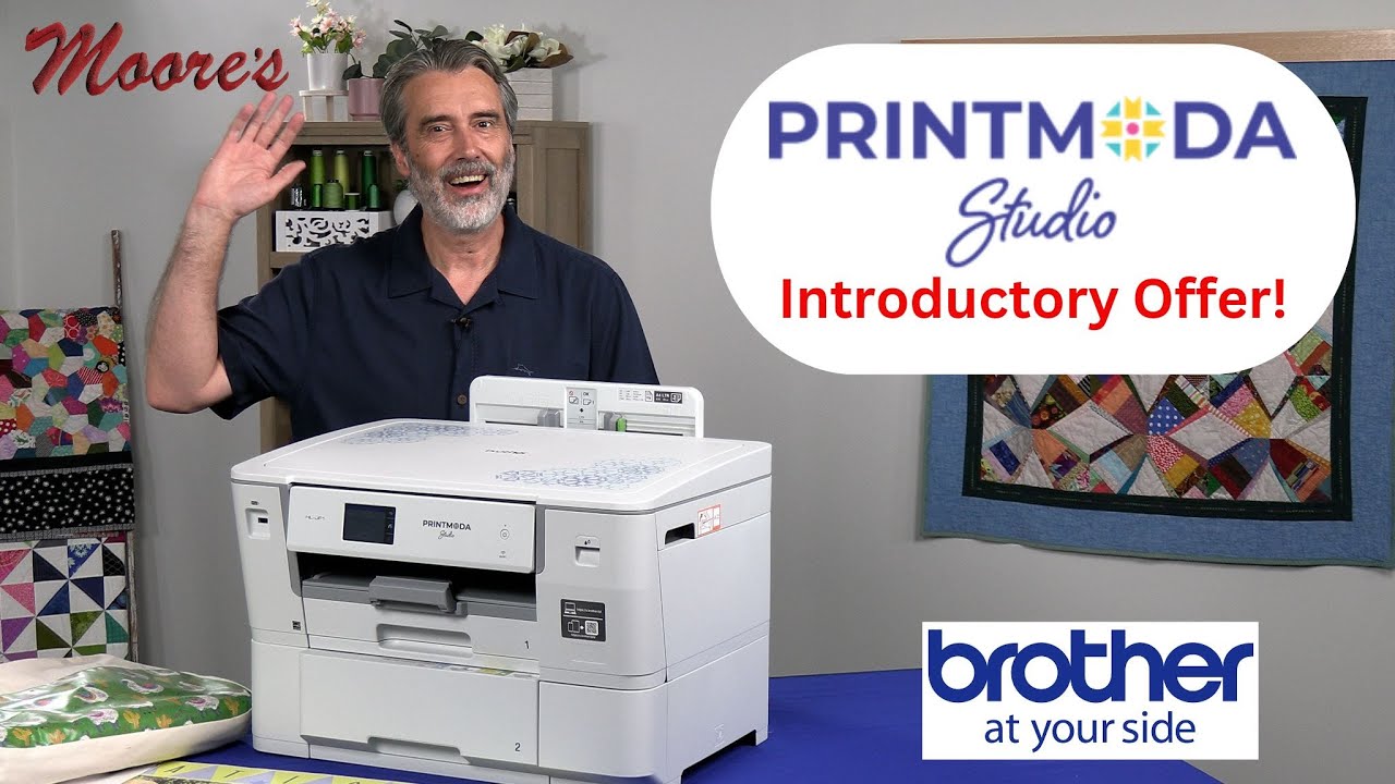 Introducing Brother's Print Moda Studio | Moore's Sewing Center - YouTube