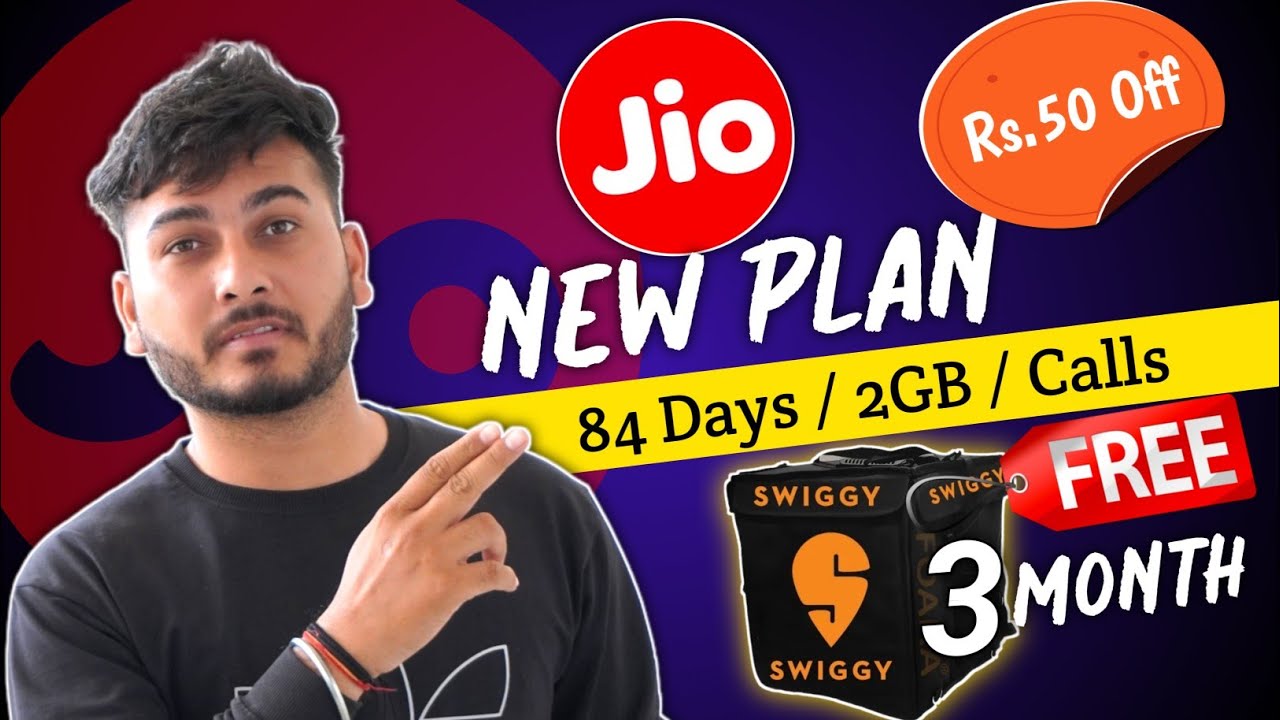 Jio Launched New Plan with ₹50 Cashback & 3 Months Swiggy Subscription ...