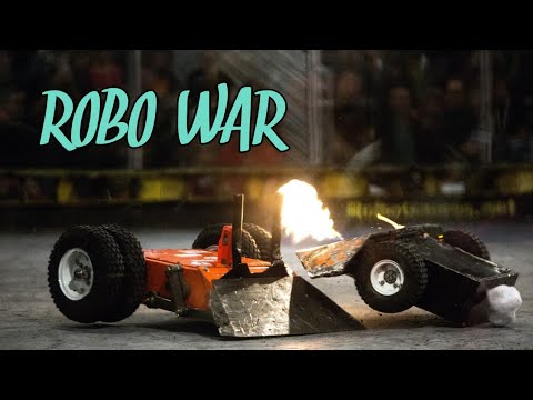 Robowar at nit calicut tathava2022 | amazing battle bots fight each ...