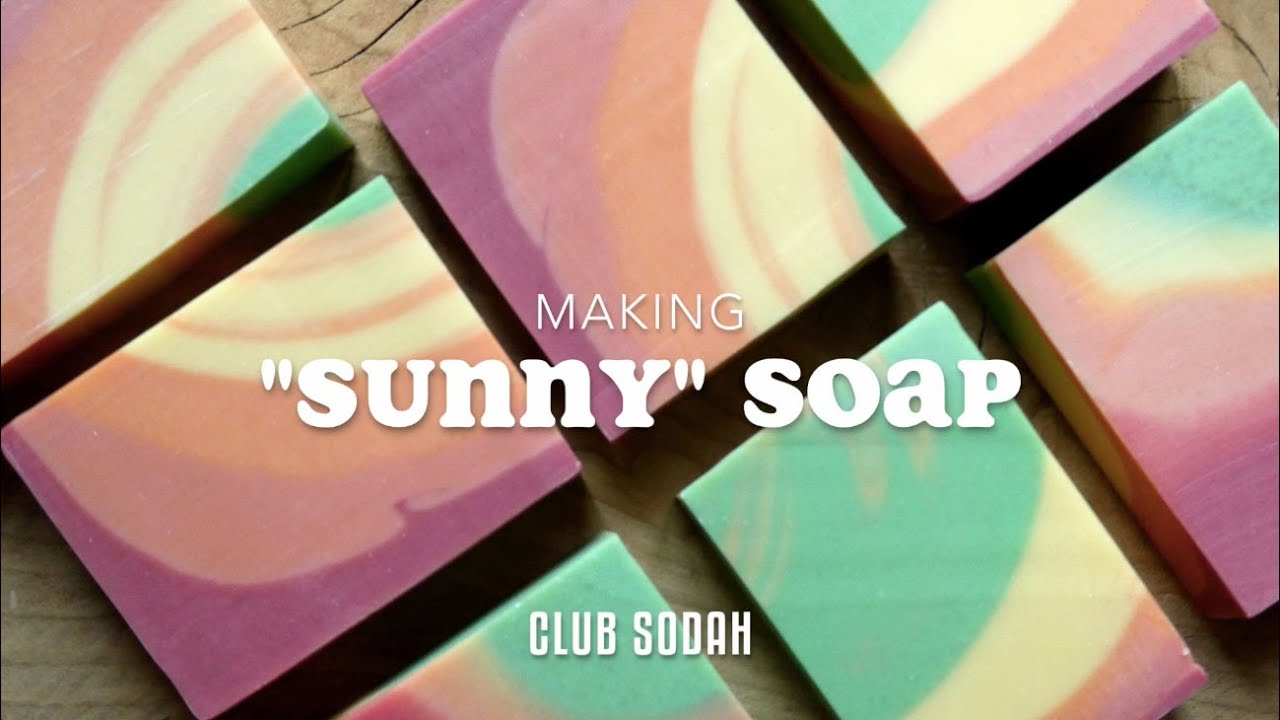 Making of "Sunny" soap - YouTube
