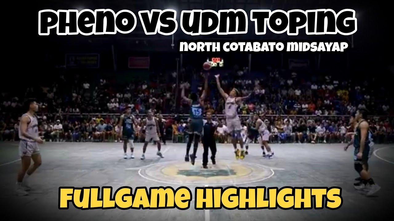 pheno vs udm toping north cotabato midsayap / ang ganda ng laban ...