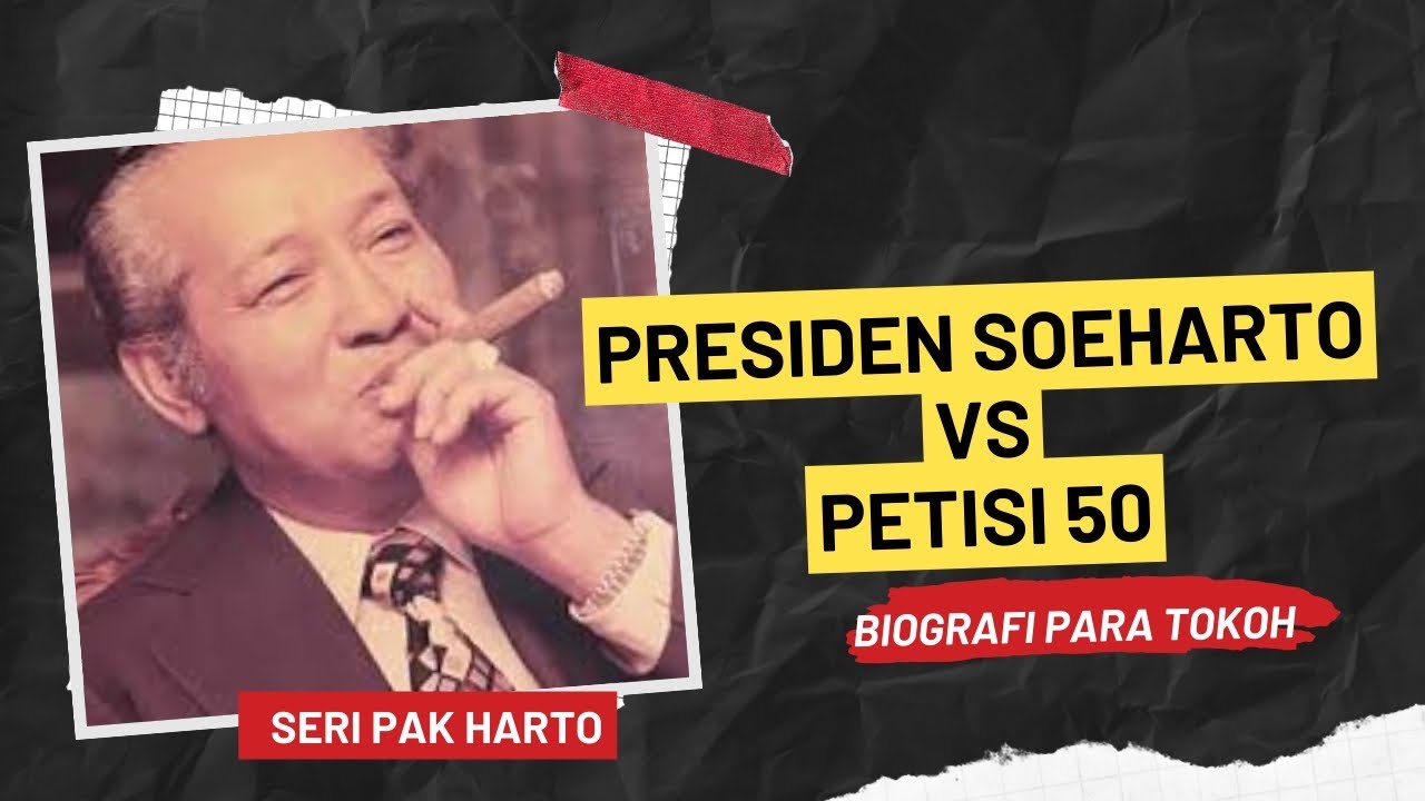 Presiden Soeharto vs Petisi 50 - YouTube