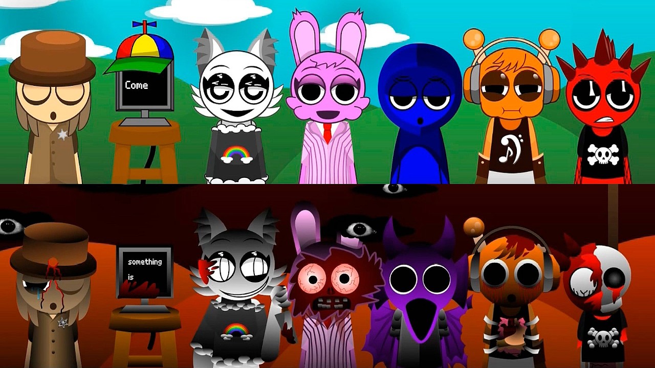 Incredibox - Sprunki REJOYED | NORMAL + HORROR Version - YouTube