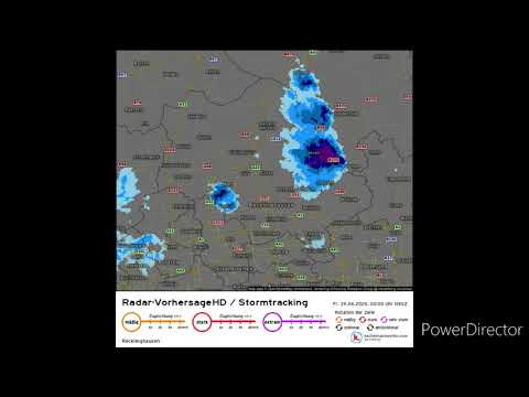 Kurzes Gewitter am 19.06.2020