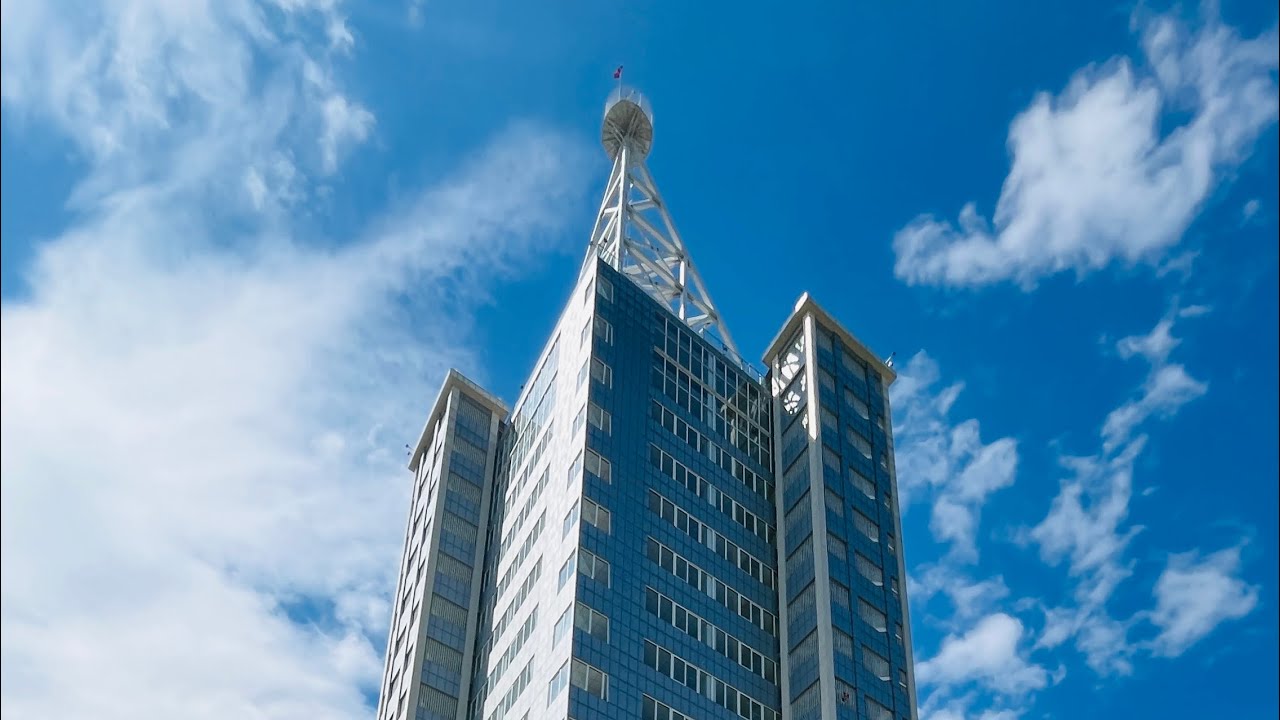 १६ तलाको DAMAK VIEW TOWER | यस्तो देखियो TOP बाट! दमक बजारदेखि ...