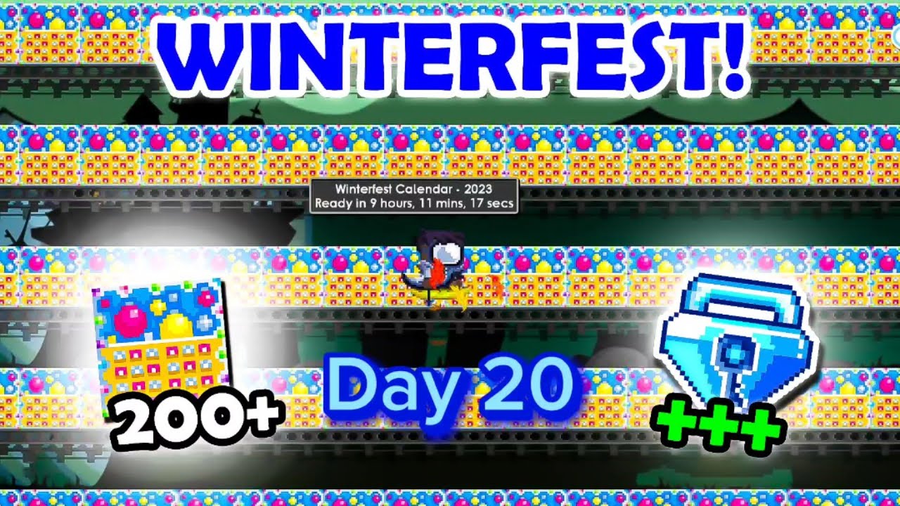 Growtopia Opening 500 Winterfest Calendar (Got epic) Day 20 - YouTube