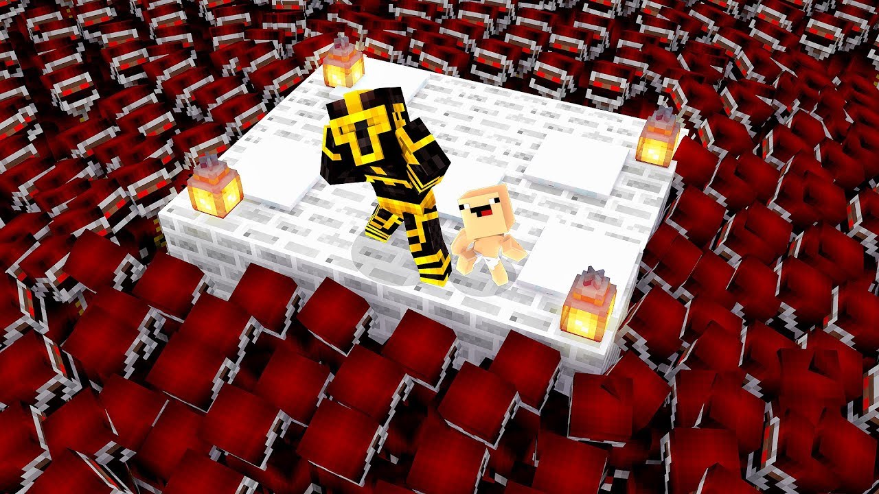 EL BEBÉ NOOB SOBREVIVE A UNA INVASIÓN DE SANTA CLAUS.EXE EN MINECRAFT ...