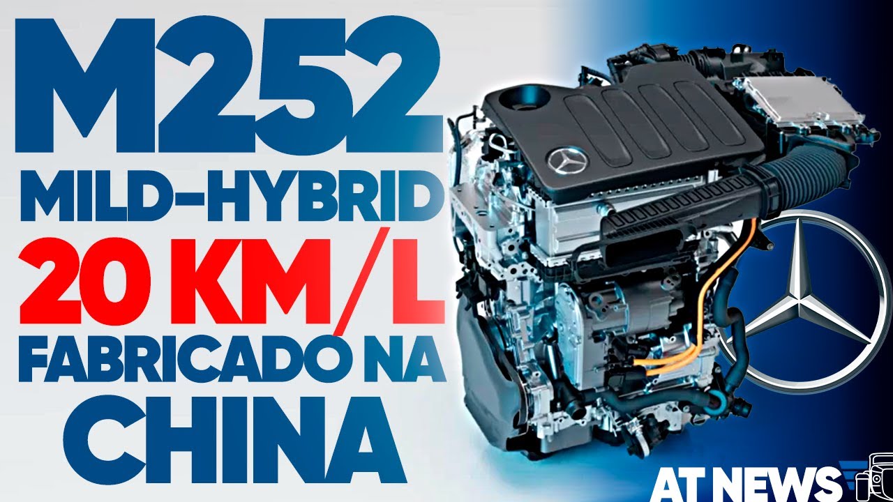 MERCEDES M252: NOVO MOTOR FABRICADO PELA... GEELY? NA CHINA??? - YouTube