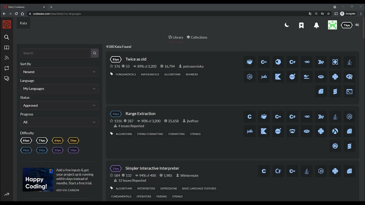Codewars #4 Ejercicios con python (Kata 7) - YouTube