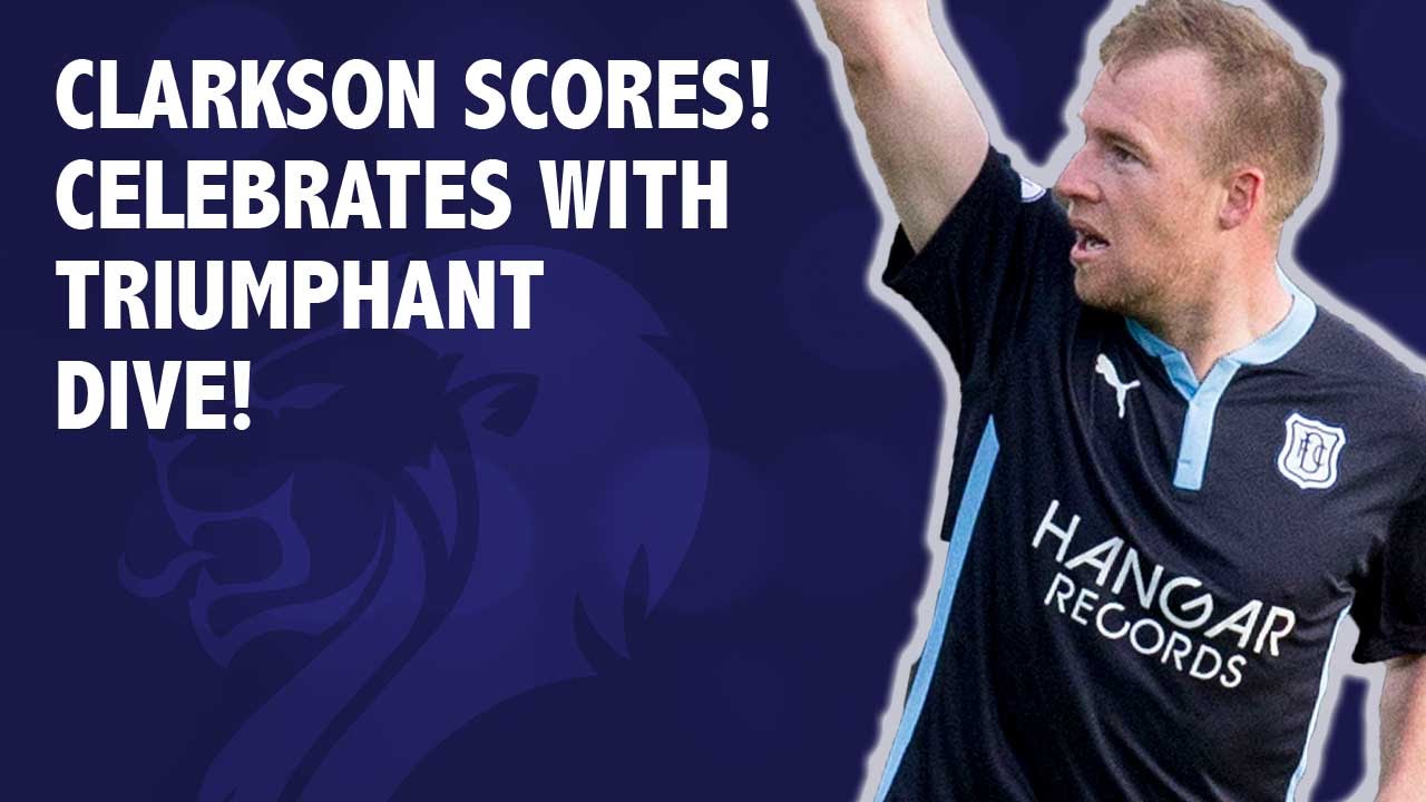Clarkson scores! Celebrates with triumphant dive! - YouTube