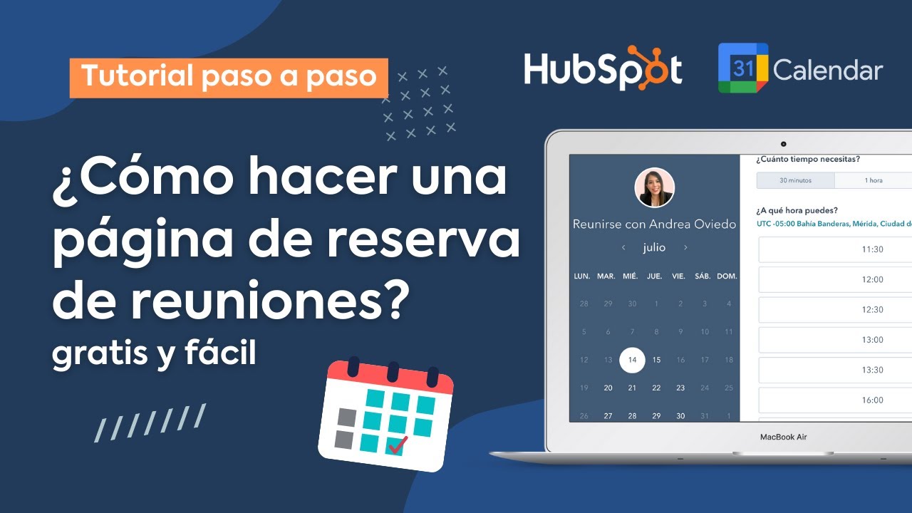 🗓️⚡Crea una página para reservar REUNIONES 100% gratis con Hubspot y ...