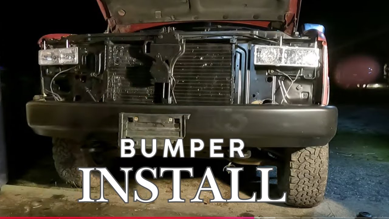 Step-by-Step OBS Chevy Front Bumper Installation Made Easy! - YouTube
