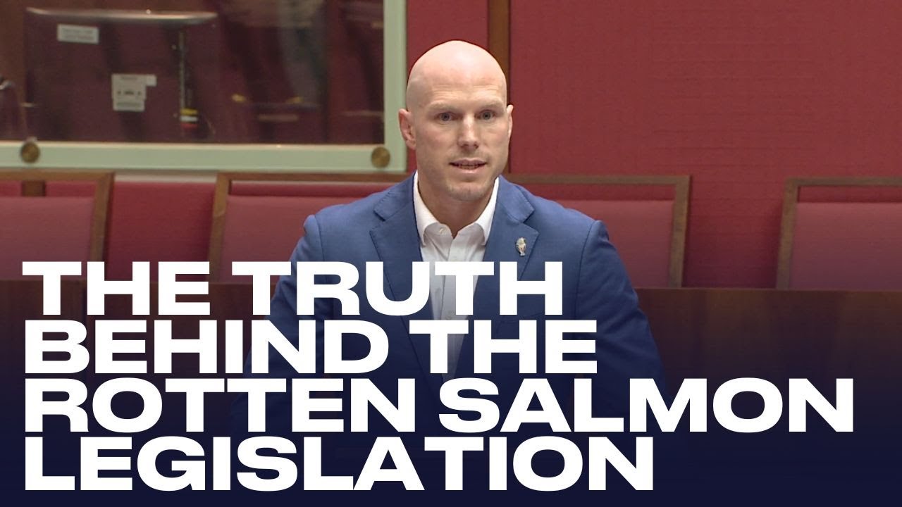 The truth behind the rotten salmon legislation - YouTube