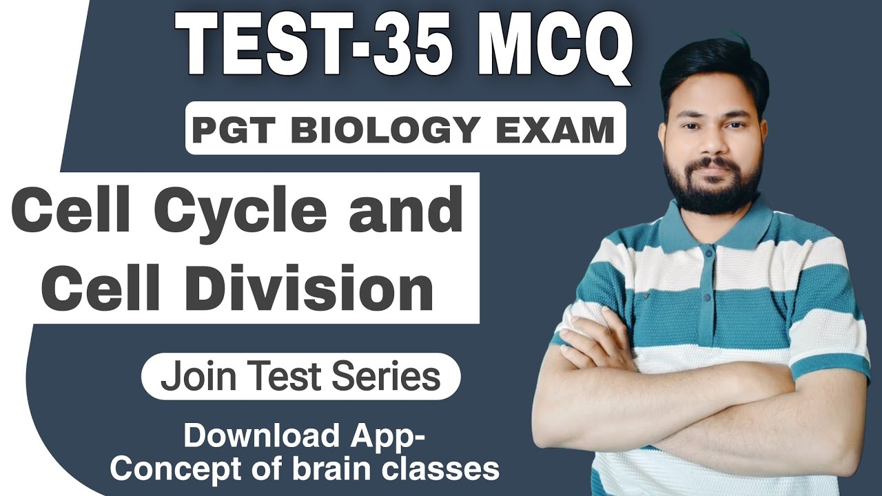 TEST 35CELL CYCLE AND CELL DIVISION AND SIGNIFICANCE #rpsc_first_grade ...