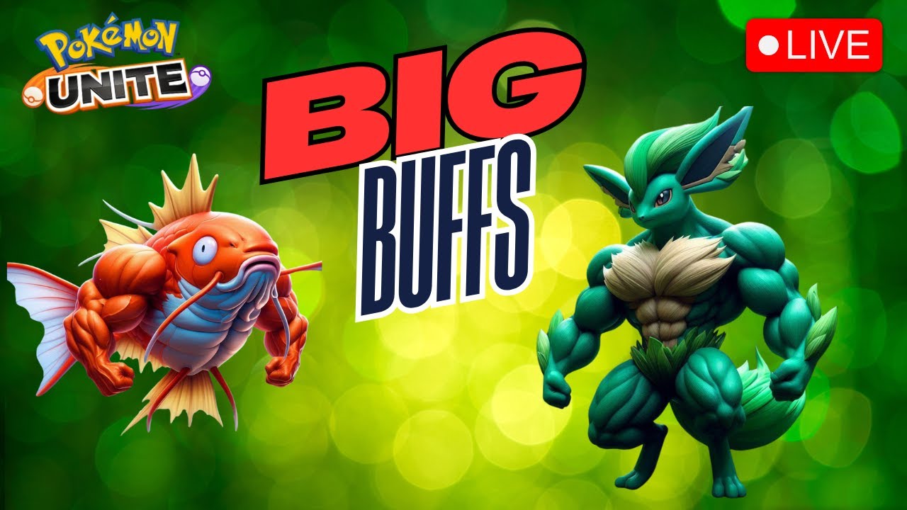 BIG BUFFS with this new patch! | Pokémon Unite Ranked Battles LIVE 🔥 ...