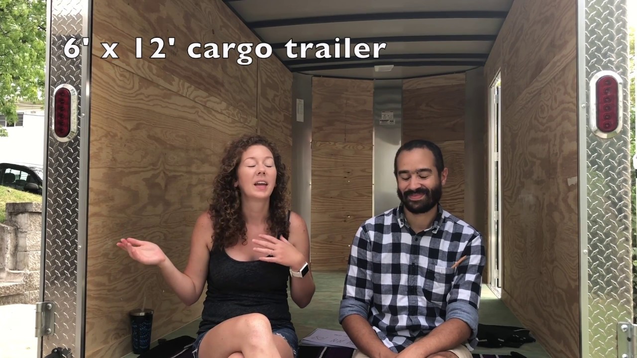 Cargo Trailer Conversion Layout - YouTube