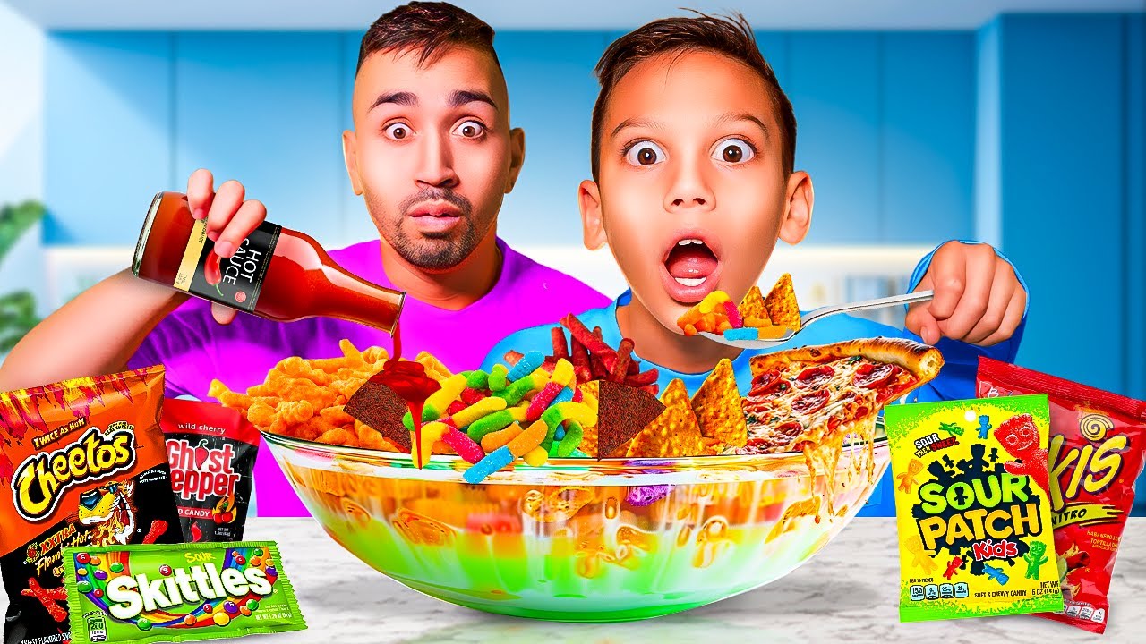 Eating the WORST RANDOM FOODS COMBINATIONS in the WORLD! - YouTube