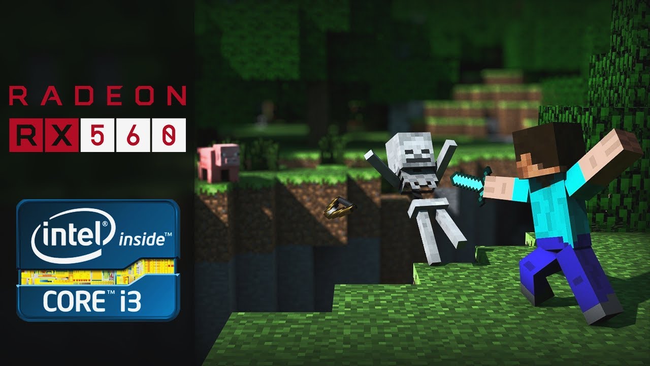 Minecraft Gameplay (RX 560 | i3-4160 | 8GB RAM) - YouTube