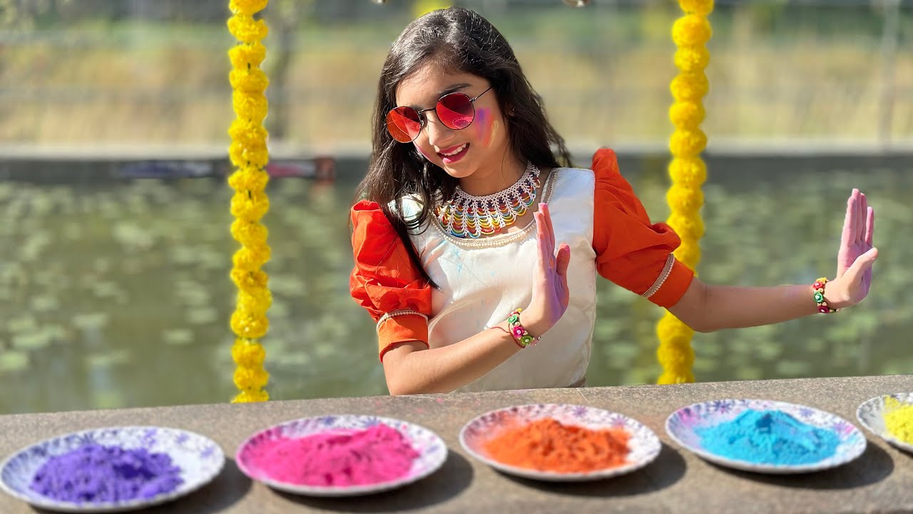Holi Dance | Aaj Biraj Me Holi Hai Rasiya | Dance Cover | Creative Krisha | Holi Song | Trending ...