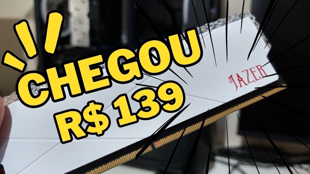 CHEGOU - MEMÓRIA JAZER RGB 2X8GB R$139 DO ALIEXPRESS! UNBOXING E TESTES ...