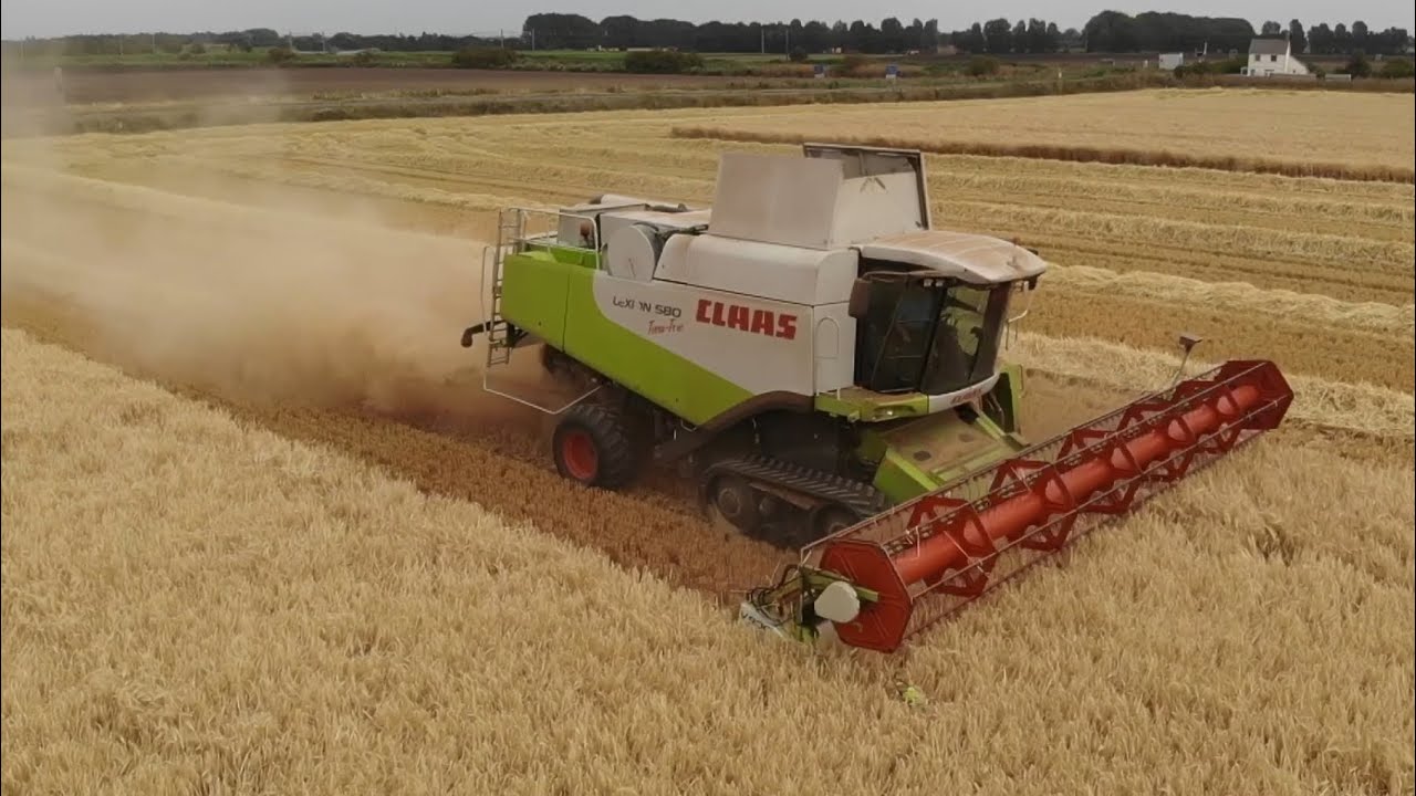 Class Lexion 580 Harvestering - YouTube