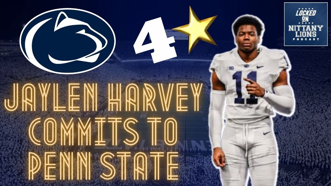 Penn State football finally lands 4-star Jaylen Harvey / Reacting to ...