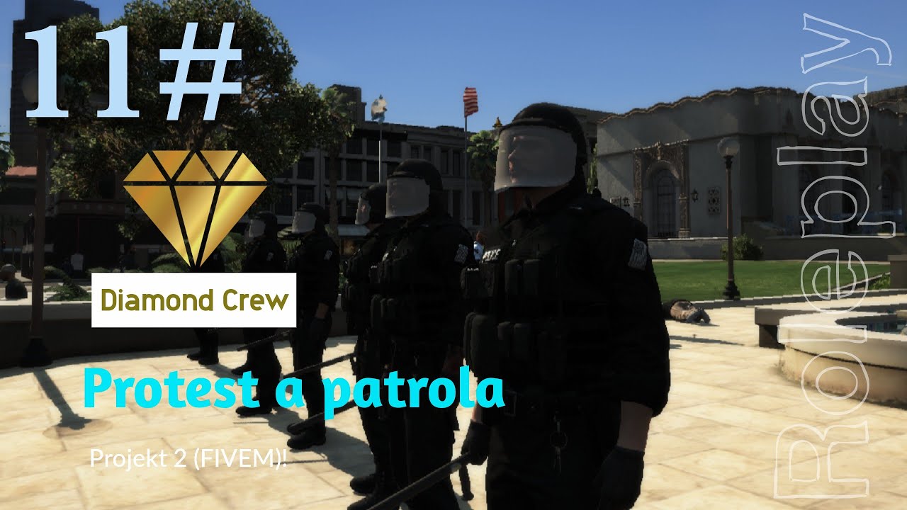 Protesty a Patroly| Fivem Roleplay #11 | DCRP - YouTube