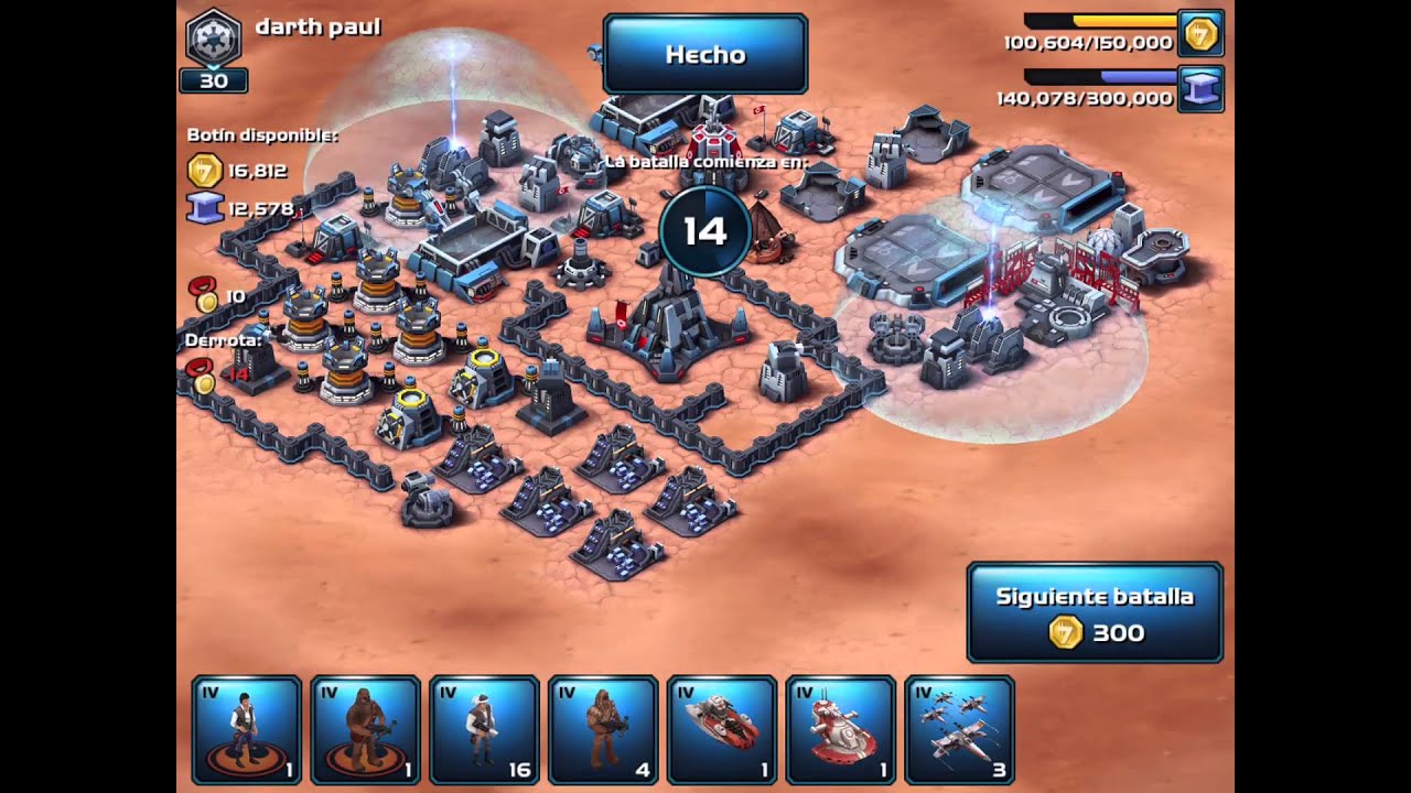 Star Wars Commander - Tutorial y trucos para atacar con éxito a otros ...