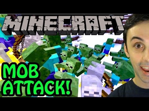 MINECRAFT MOB ATTACK! (Server Event) - YouTube