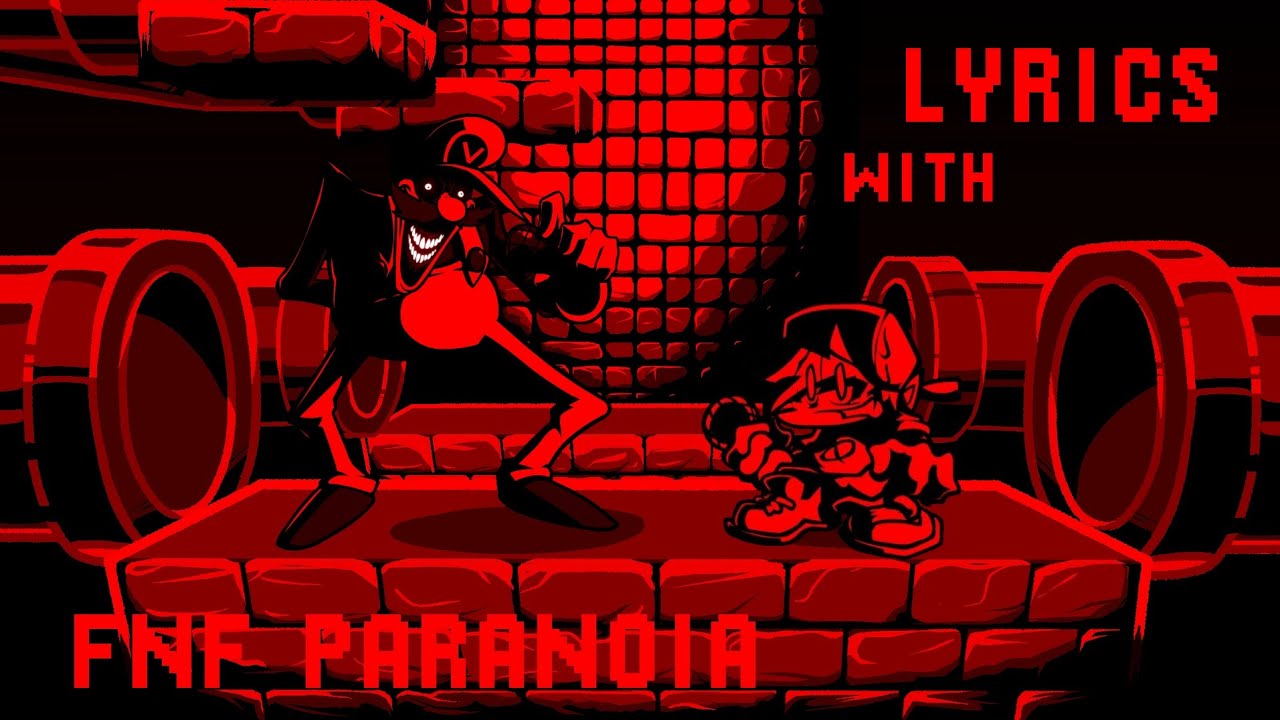 FNF PARANOIA WITH LYRICS ARABIC MARIO MADNESS V2 - YouTube