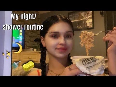 MY NIGHT/ SHOWER ROUTINE 🚿 - YouTube