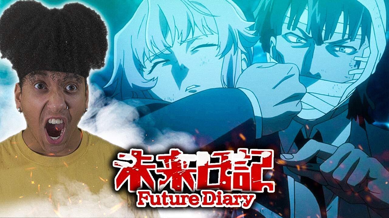 Future Diary Episode 12 REACTION & REVIEW "No Service Area" | Anime ...