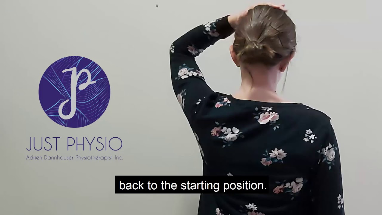 An Easy Stretch - Physio Tip Of The Week - YouTube
