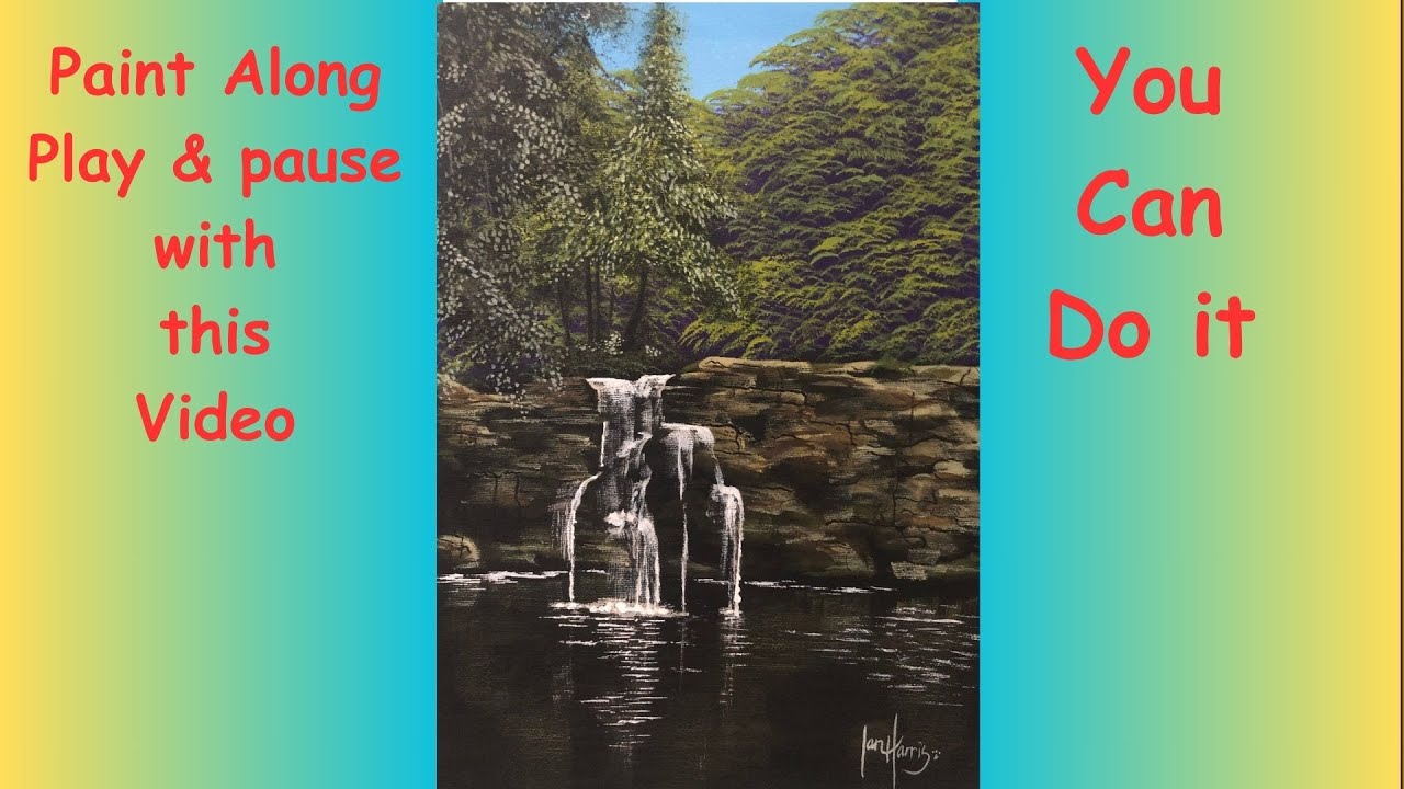 Learn How to paint Acrylic water scene with detail. #527 - YouTube