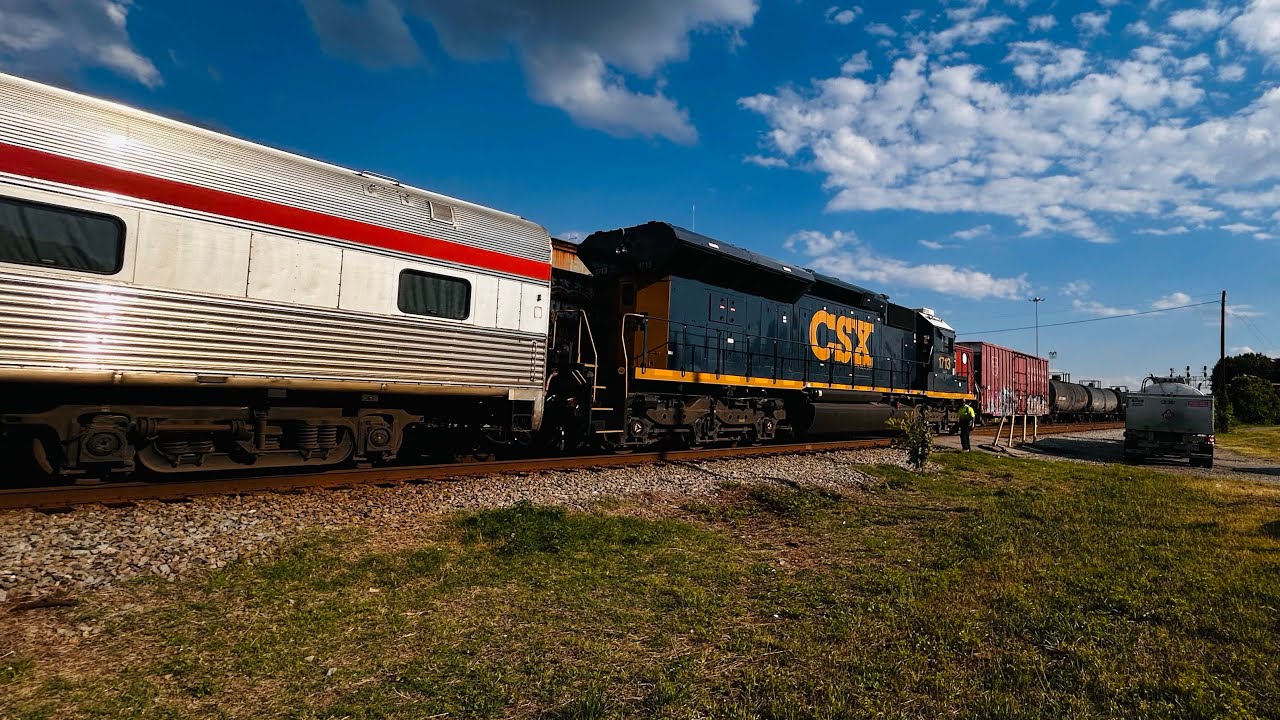 CSX W001 And Two extra Cars on P079!! Railfaning 6/13/24 - YouTube