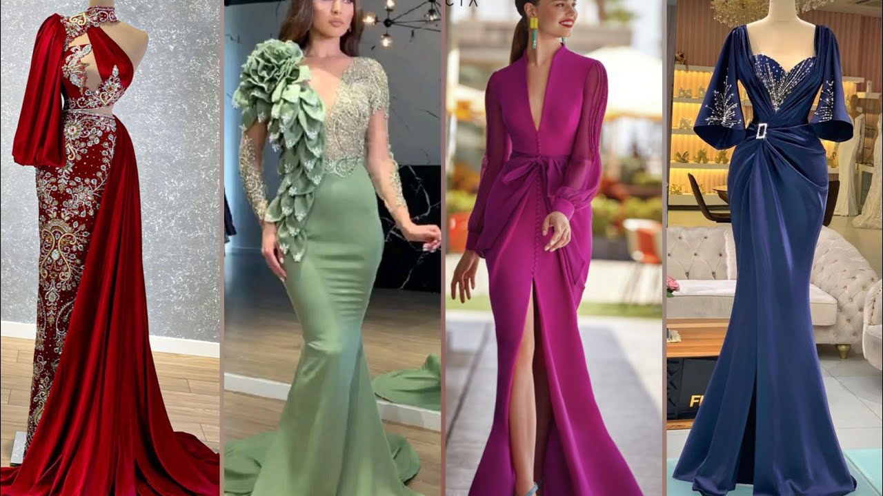 top stylish party wear prom dresses designing ideas - YouTube