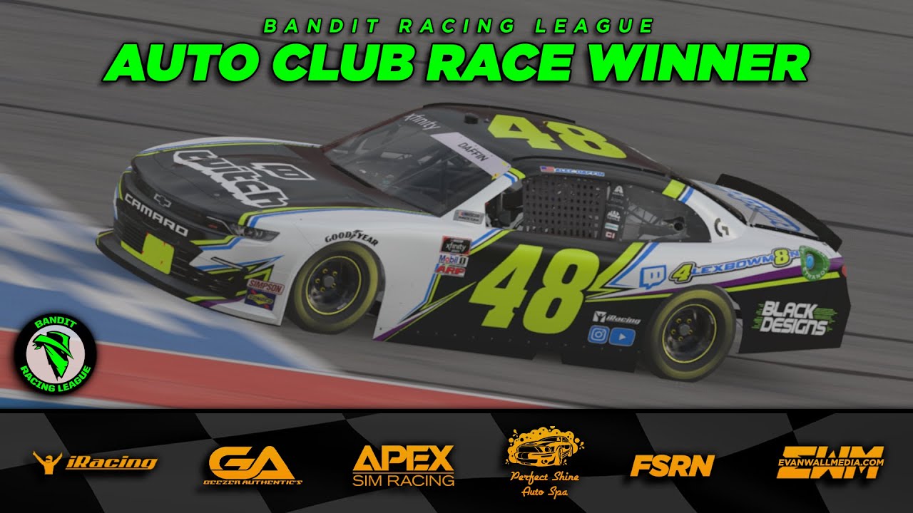 iRacing Bandit Racing League @ Fontana - YouTube