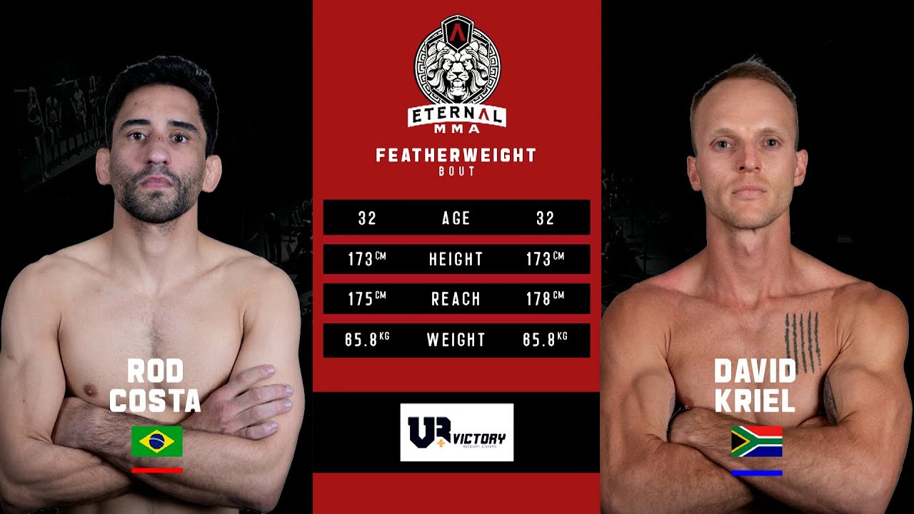 Eternal MMA 53 - Rod Costa VS David Kriel - MMA Fight Video - YouTube