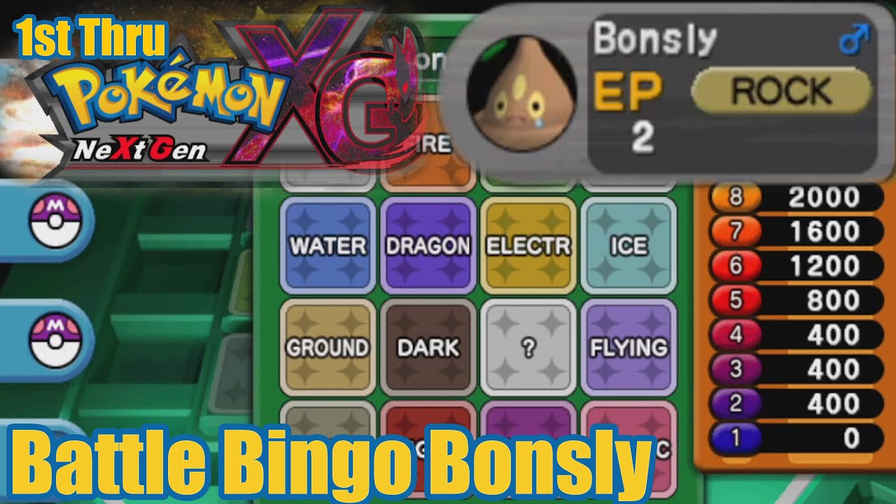 Battle Bingo Bonsly Card [Pokémon XG: Next Gen] - YouTube