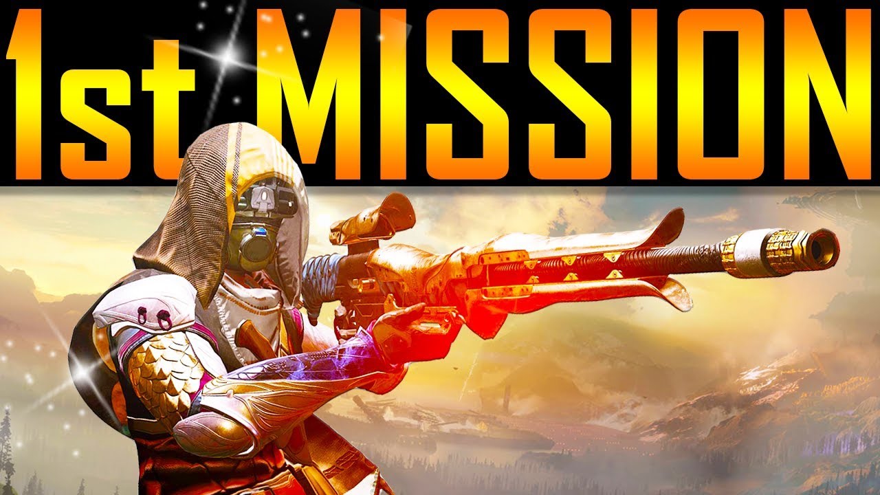 Destiny 2 - 1st MISSION! Easter Egg! New Boss! Tips! - YouTube