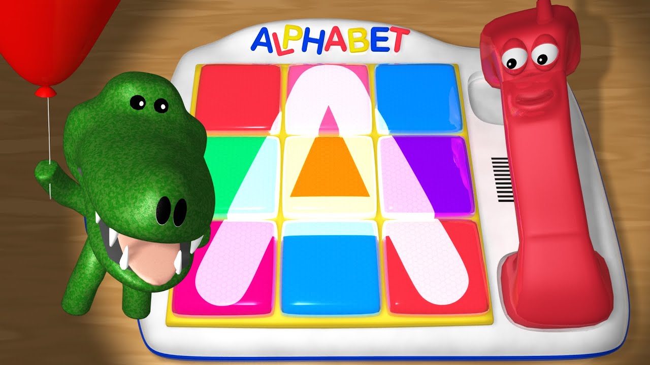 Teaching Toddlers ABCs with an Alphabet Phone - YouTube
