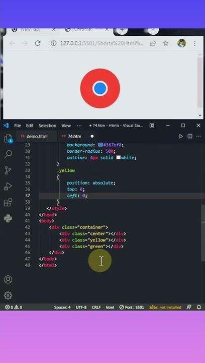 Crazy css||Creating Chrome pure css #chrome #css #html #vipcoading2022 #cssproject #cssanimation ...